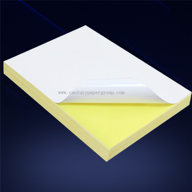 Self Adhesive Cast Coated Sticker Paper With Back Slit from China ...
